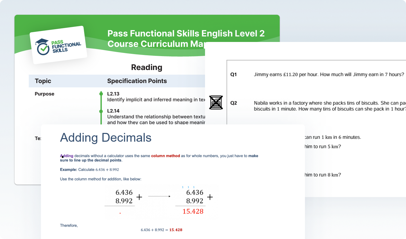 Functional Skills Resources | Pass